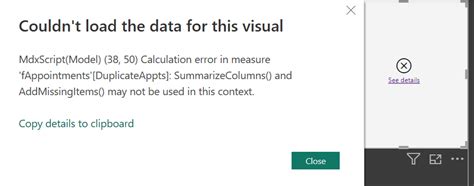 Measure To Count Duplicate Appointments Cant Add Column Dax