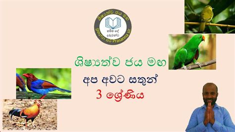 අප අවට සත්තු 3 ශ්‍රේණිය පරිසරය ආශ්‍රිත ක්‍රියාකාරකම් Youtube