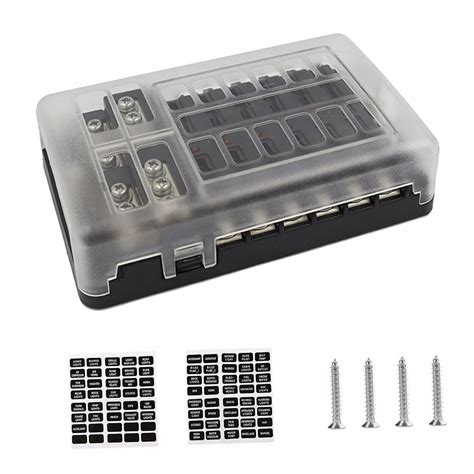 12 Circuit Fuse Block Damp Cover Fuse Box Style A 14304731744