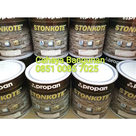 Jual Propan Stonkote Cat Pelapis Vernis Vernish Coating Batu Alam 1kg 1