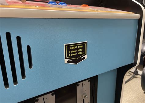 Nintendo Arcade Cabinet Insert Coin Decal The Geek Pub