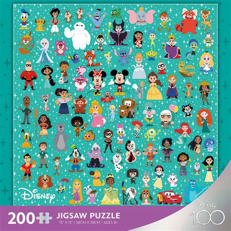 Disney 100 Lets Celebrate 200 Pieces Ceaco Puzzle Warehouse