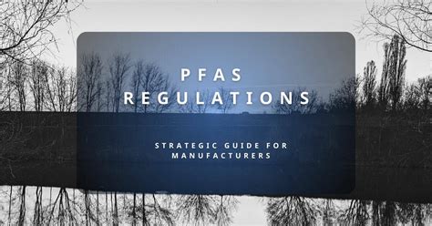 Pfas Regulations Strategic Guide For Manufacturers • Product Compliance