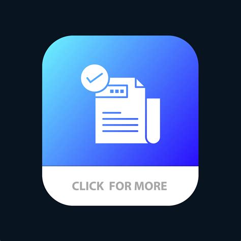 Check Checklist Feature Featured Features Mobile App Button Android And Ios Glyph Version