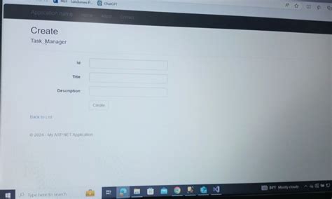 Sandumini Avishka On Linkedin Development Of A Task Manager Web Application Using Aspnet Mvc