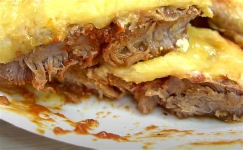 Мясо по французски из свинины в духовке рецепт с фото пошагово