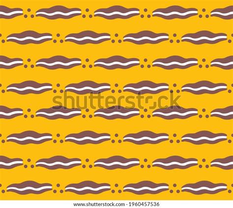 Japanese Wavy Motif Vector Seamless Pattern Stock Vector Royalty Free 1960457536 Shutterstock