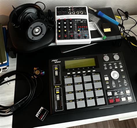 Getting Organized My Mpc Table For The Time Being Rewiring A Pair Of Sony Mdr 7506s Rmpc1000