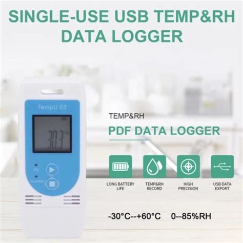 Jual Temperature Humidity Data Logger Tzone Tempu03 Sensor Pc Suhu Temp U03 Jakarta Barat