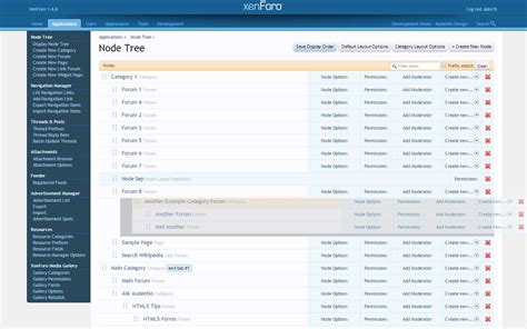 Drag And Drop Nodes Xenforo 1 Add On — Themehouse