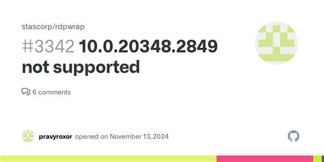 100203482849 Not Supported · Issue 3342 · Stascorprdpwrap · Github