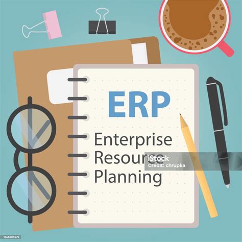 나선형 노트 플랫 평신기 조성물벡터 일러스트로 작성된 Erp 엔터프라이즈 리소스 계획 메모장에 대한 스톡 벡터 아트 및 기타 이미지 메모장 안경 개발 Istock