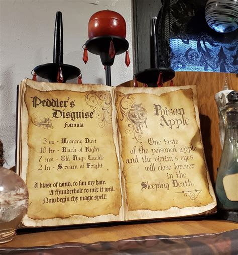 Poison Apple Potion Book Halloween Forum
