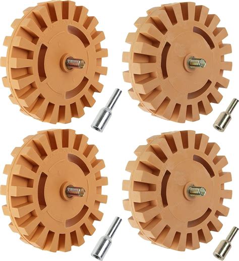 Pro Graad Decal Remover Eraser Wheel Solid Rubber Eraser Wheel With