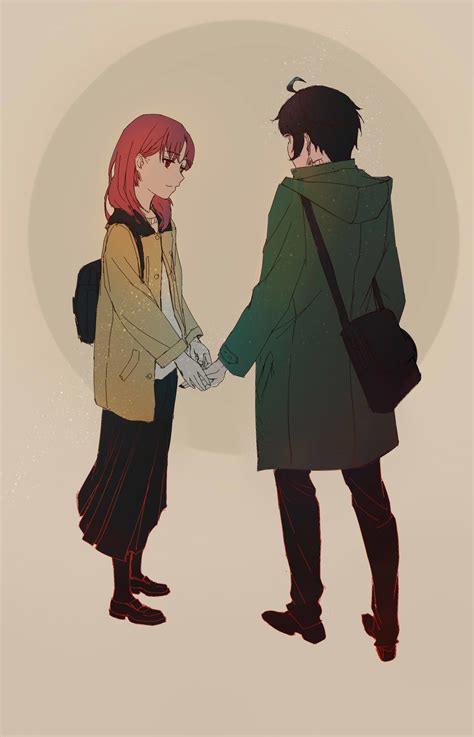 Natsume Mio And Izumi Eita Just Because Drawn By Hongyu Danbooru