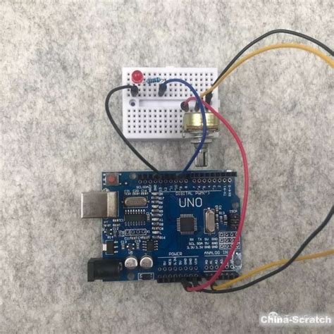 Arduino基础入门篇10—电位器控制led灯scratch少儿编程网