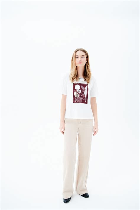 Tstellan T Shirt Ivory Woman