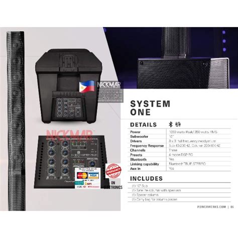 Powerwerks System One Compact Sound System Shopee Philippines