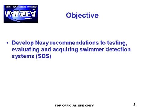 Swimmer Detection System Panel Findings For Official Use