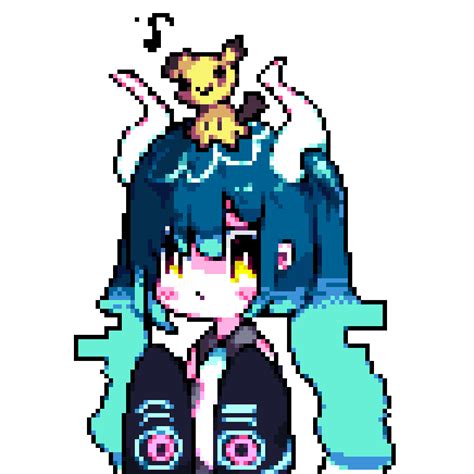 Hatsune Miku Mimikyu And Ghost Miku Pokemon And 2 More Drawn By