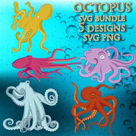 Octopus Svg Designs Bundle Masterbundles