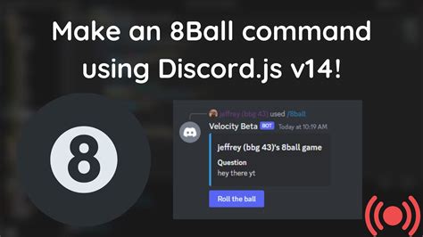 how to make an 8ball command discord js v14 [silent] youtube