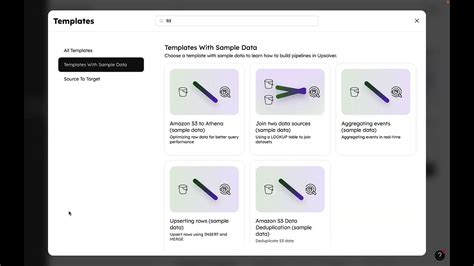 Upsolver Sqlake Interface Walkthrough Youtube