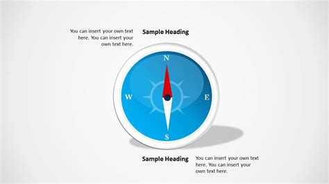 Compass Shape For PowerPoint SlideModel