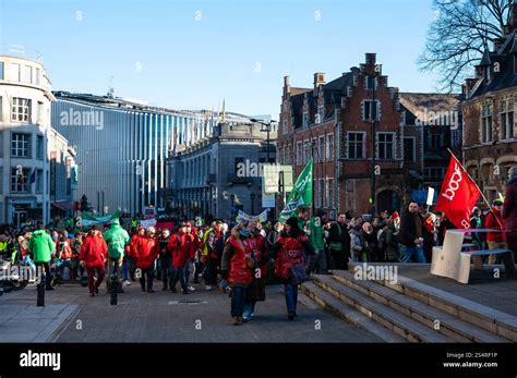 National Strike And Protestation March Against Pension Budget Plans
