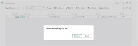 How End Users Can Create Excel Layouts Using An Existing Report Show Any Message Or Blank Card
