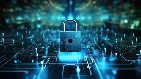 Data Protection And Cyber Security On Internet Server Network With