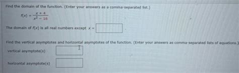 [solved] Find The Domain Of The Function Enter Your Answ