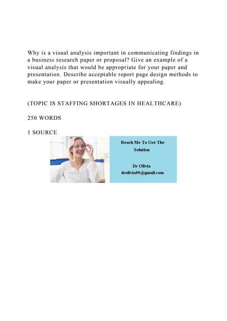 Why Is A Visual Analysis Important In Communicating Findings In Docx