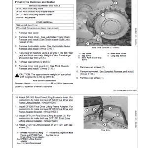 John Deere 700j Crawler Dozer Technical Manual Sn Before 139435