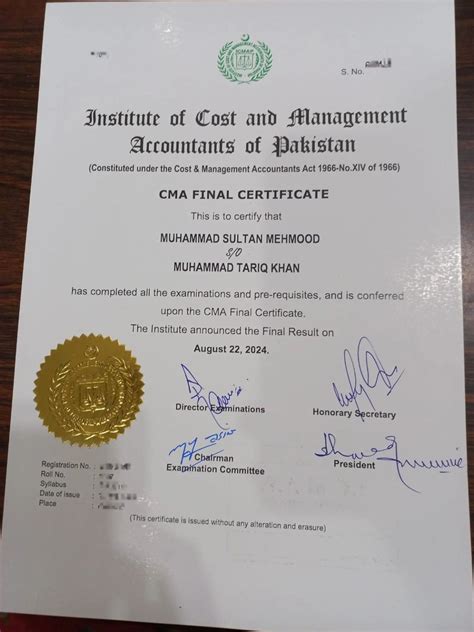 Cma Icmap Achievement Costaccounting Managementaccounting Professionalgrowth Sultan