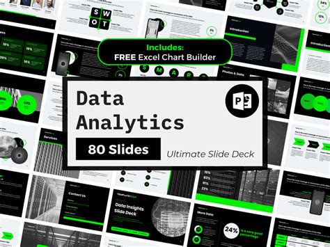 data analytics presentation 80 slides includes free chart builder