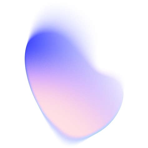 Premium Photo Abstract Shape Element In Gradient Colors With Blurred Effect