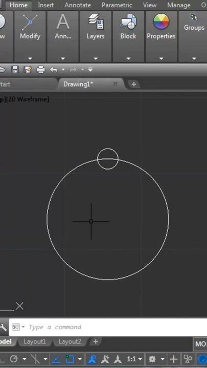 Polar Array Command In Autocad Autocad Youtube