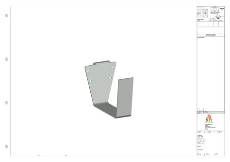 Aluminium Single Slope Fascia Bracket Type 5 Aluminium Cladding Ltd