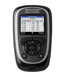 Getting An Insulin Pump Pump Demo Roche Accu Chek Combo Circles Of Blue