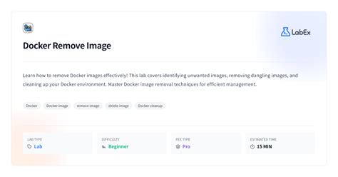 Docker Remove Image Labex