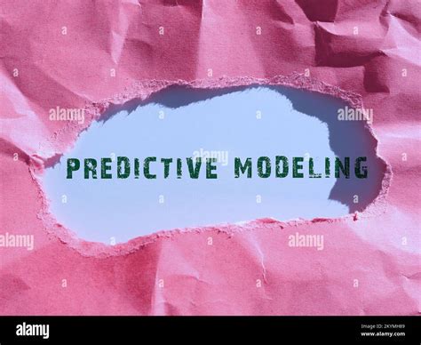 Writing Displaying Text Predictive Modeling Business Concept Maintenance Strategy Driven By