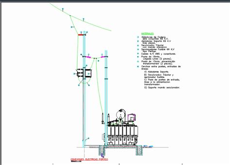 Electrical Connection Profile In Autocad Cad 40933 Kb Bibliocad