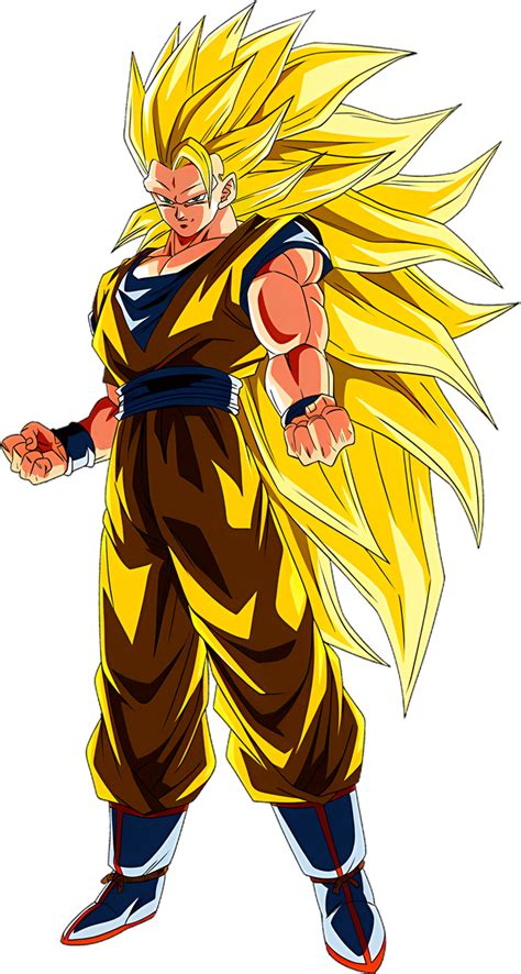 Ssj3 Son Goku Render [dokkan Battle] By Zanninrenders On Deviantart