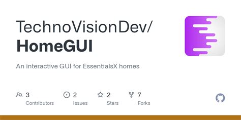 GitHub TechnoVisionDev HomeGUI An Interactive GUI For EssentialsX Homes