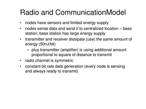 Ppt Energy Efficient Communication Protocol For Wireless Microsensor Networks Powerpoint