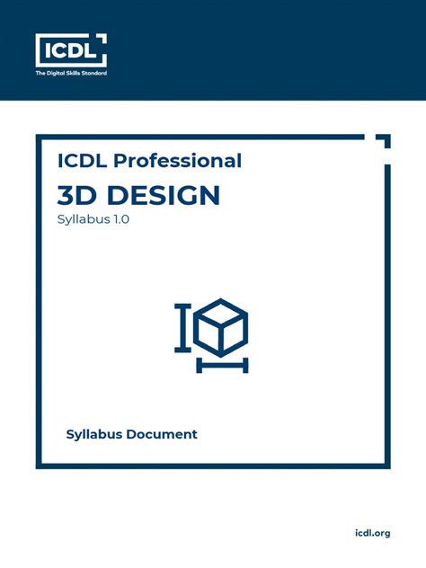 3d Design Syllabus Pdf 3 D Computer Graphics 3 D Modeling