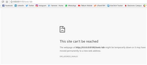 Javascript Ionic 1 Serve L Command Giving Me An Error On Browser Stack Overflow
