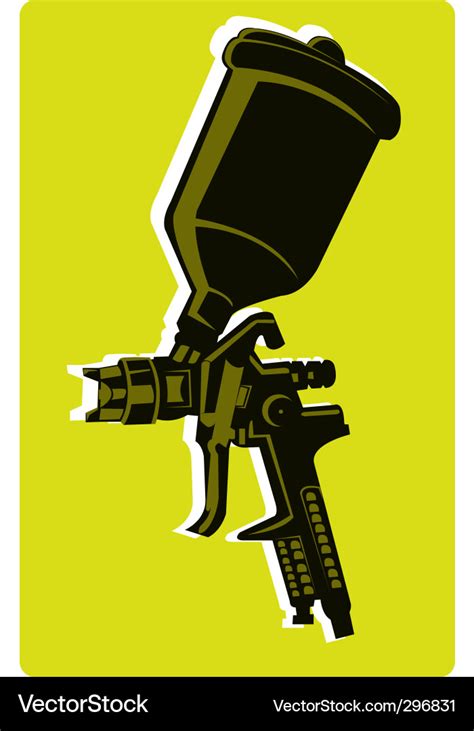 Spray Gun Royalty Free Vector Image Vectorstock