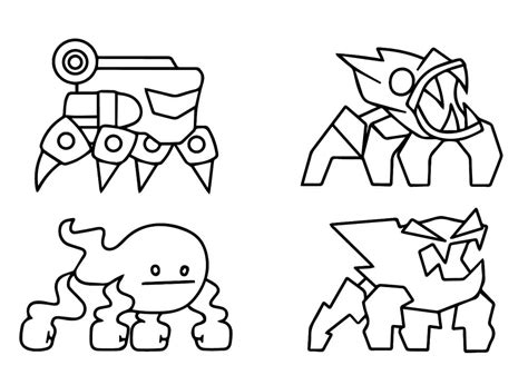 Geometry Dash Coloring Pages Coloringlib